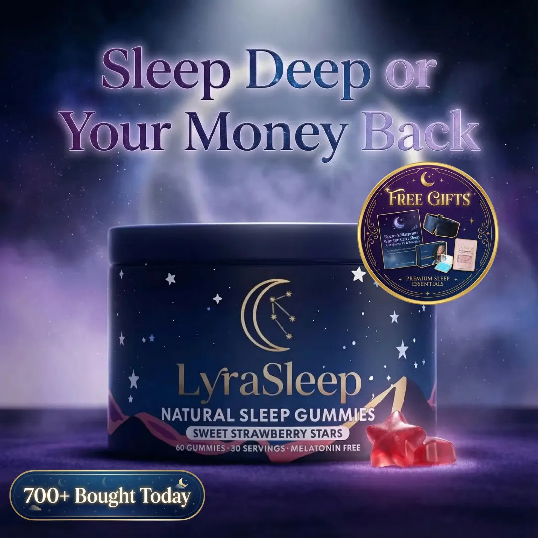 LyraSleep™ Natural Sleep Gummies – Melatonin-Free Relief